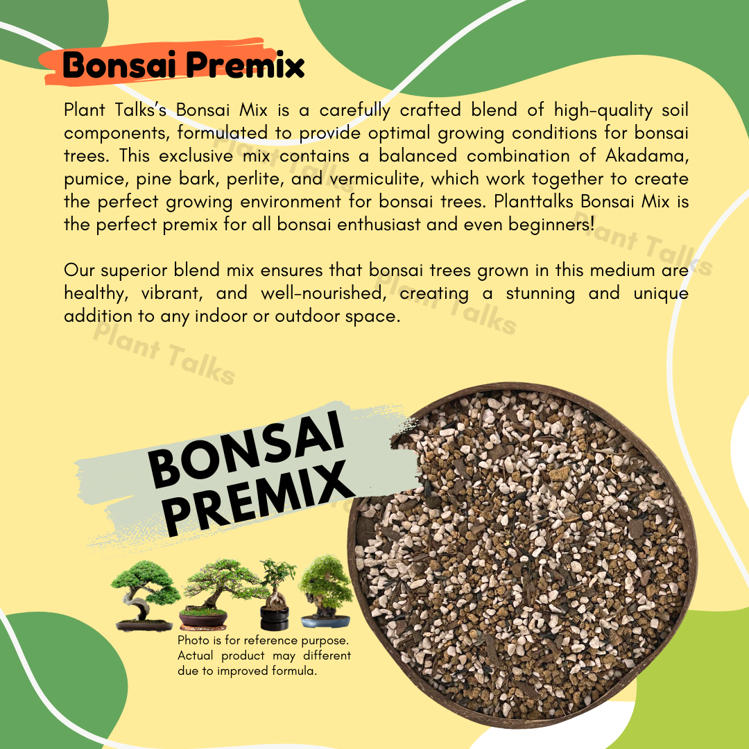 Plant Talks Bonsai Premix for All Bonsai Tree Premium Premix Series ...