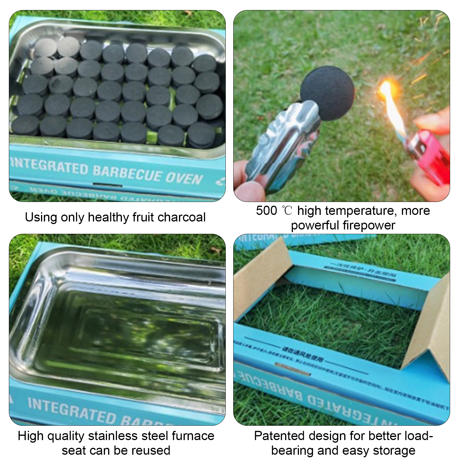 [ SG Stock]Disposable BBQ Grill Portable Charcoal Barbeque Grill ...