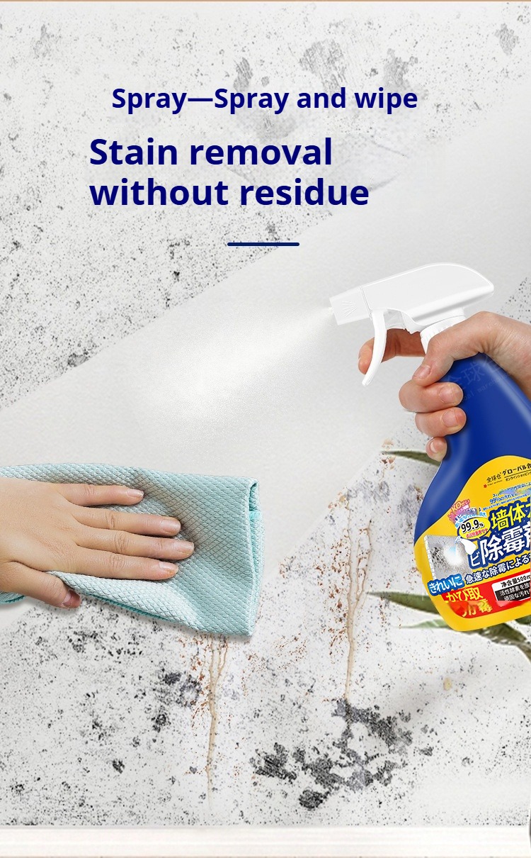 Japan Formula Mold Remover Spray Quick Action for Mildew Stain Removal ...