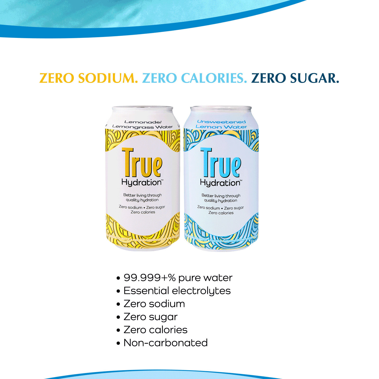 Electrolyte Hydration Drink Sugar Free 355ml | 12 Pack | Zero Calorie ...