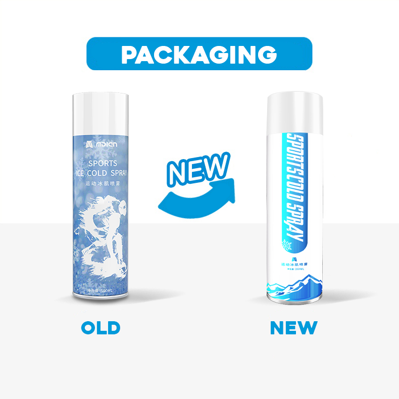 500ml Sports Cold Spray Sprain Bruise Sprained Ankle Muscle Injury ...