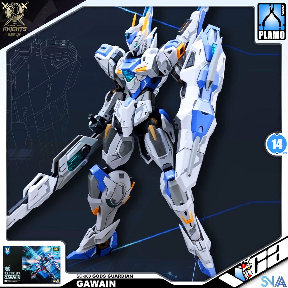 ⭐ SNAA REAL GRADE RG 1/144 GAWAIN 高文 PLASTIC MODEL ACTION FIGURE TOY ...