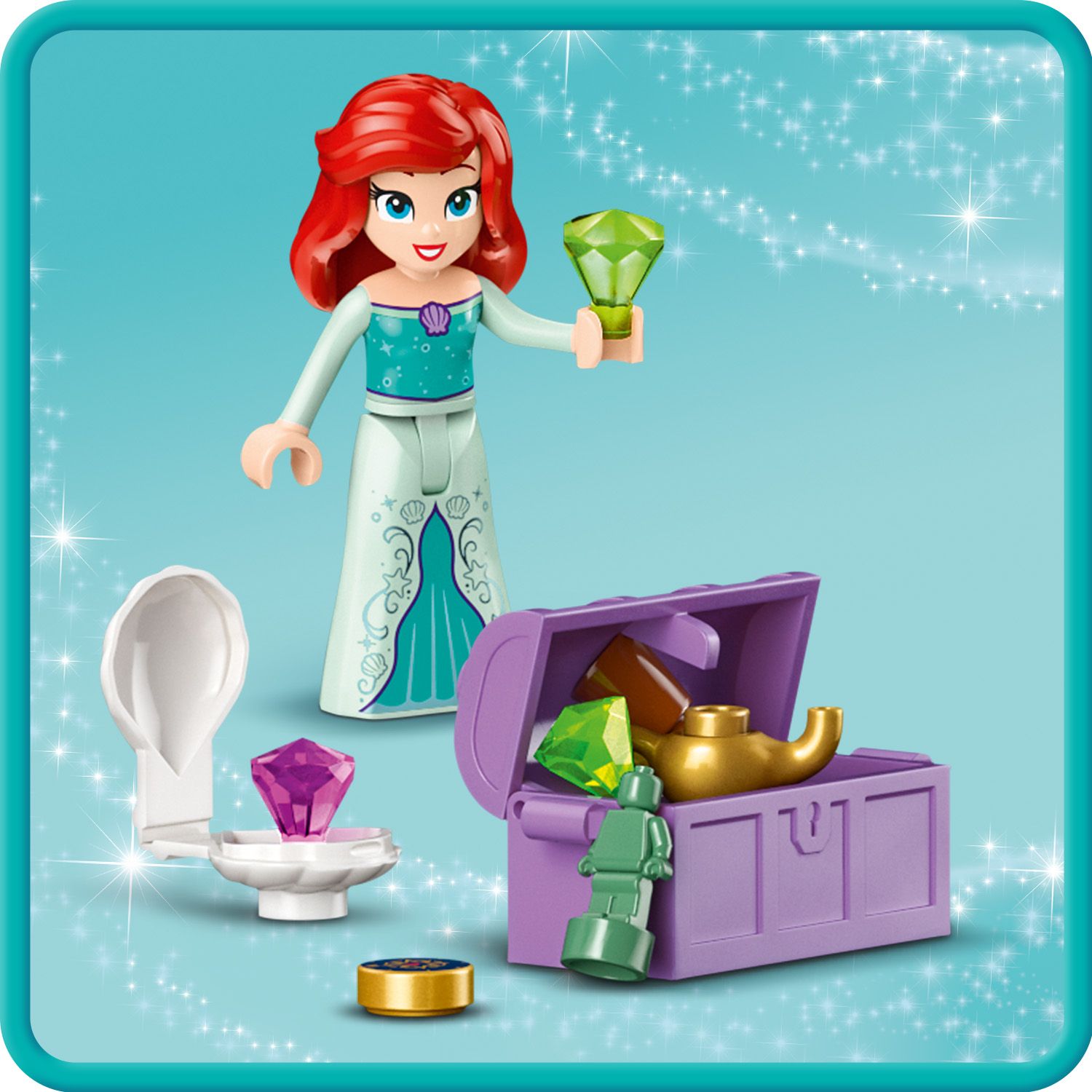 LEGO Disney Princess 43246 Disney Princess Market Adventure Building ...