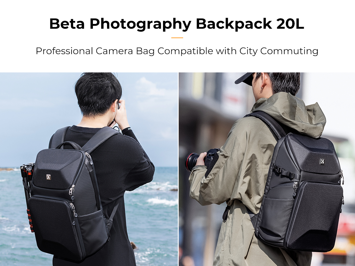 K&F Concept 20L Hard Shell Camera Backpack -Breathable Business Bag ...