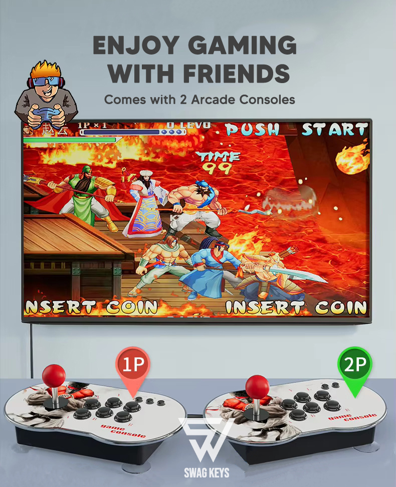 [SG] M9 Dual Pandora Box | Clicky Blue Switch Buttons | Built-in 64GB ...