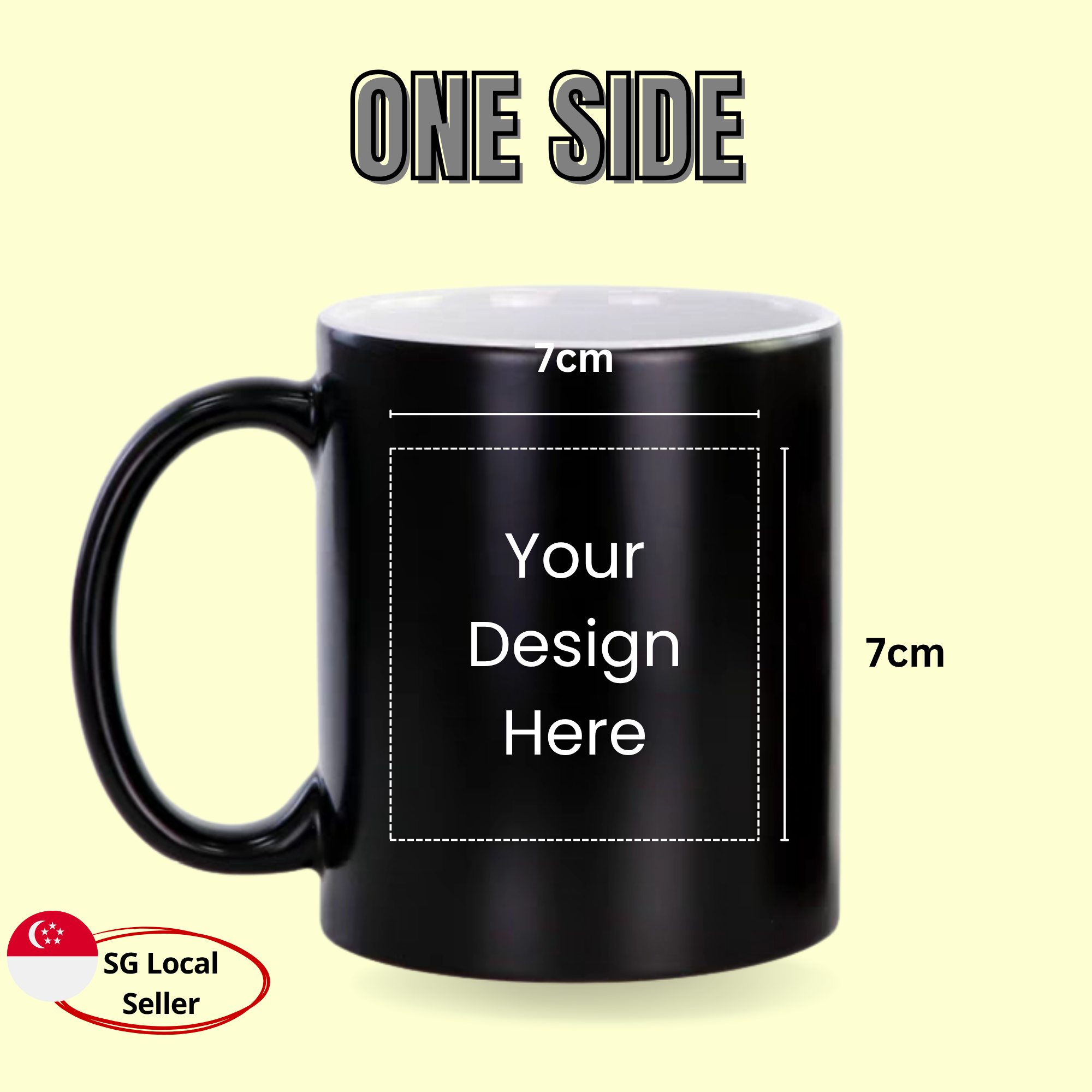 Customize Black Magic Mug/Cup | DIY yourself | Shopee Singapore