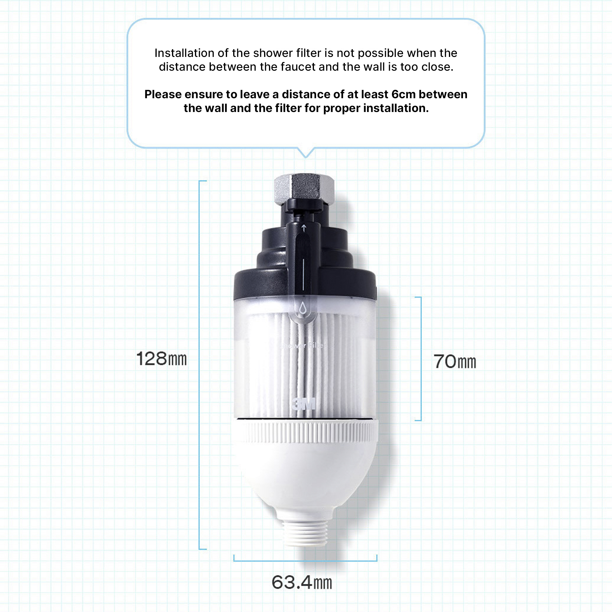 3M Shower Filter - Enhanced Shower Purity and Water Filtration ...