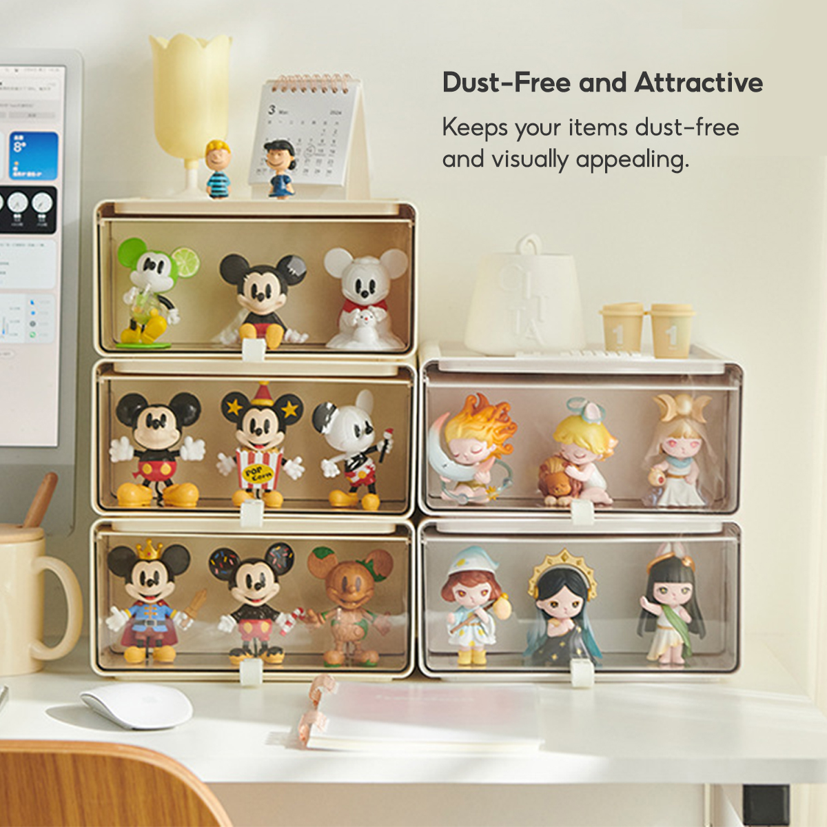 Stackable Popmart Display Case Blind Box Display Box Multifunctional ...
