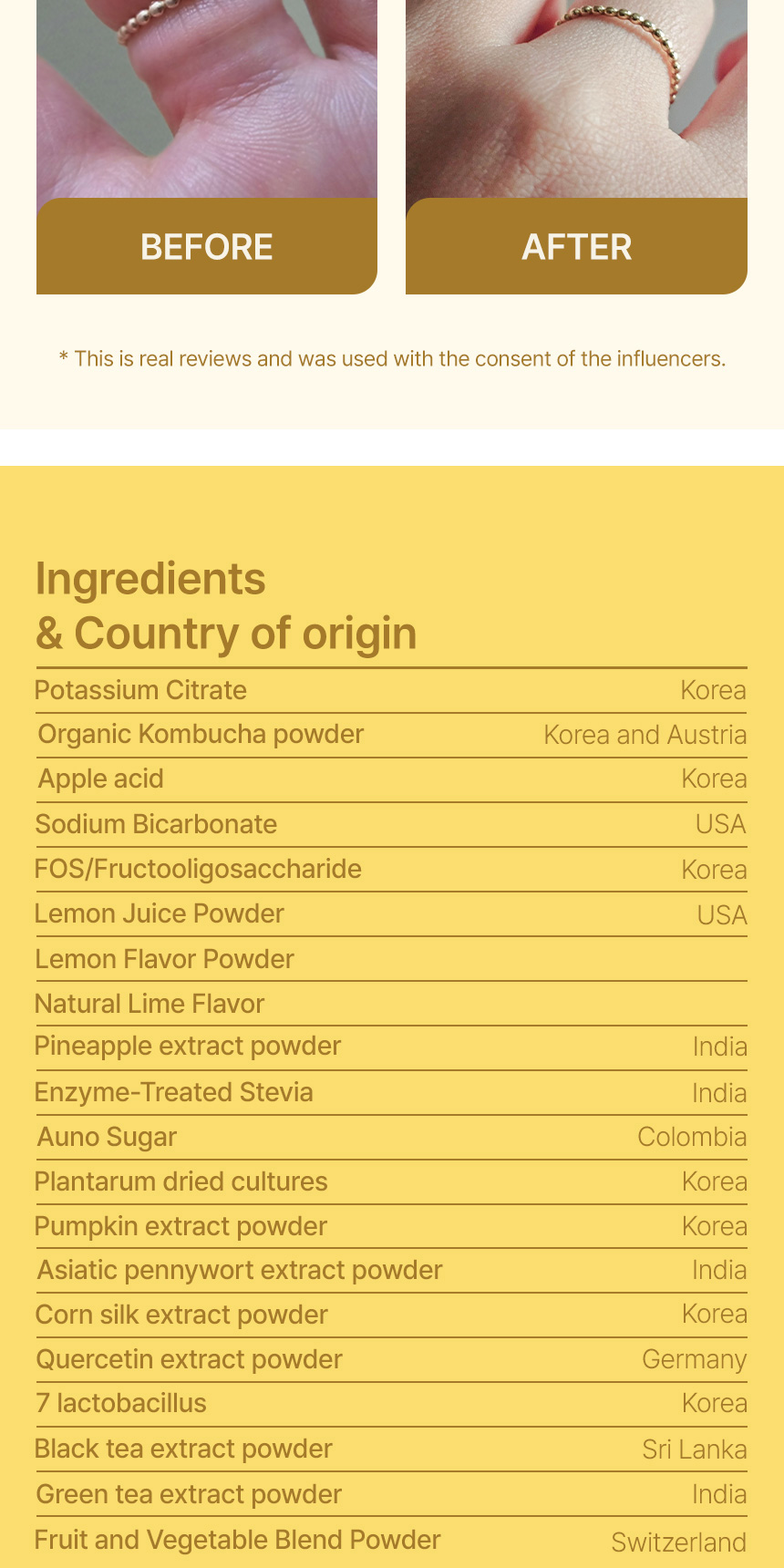 [YOUNGLONG] Slimming Kombucha with Bromelain / Digestive Enzyme & Diet Tea / Bloating Relief ...