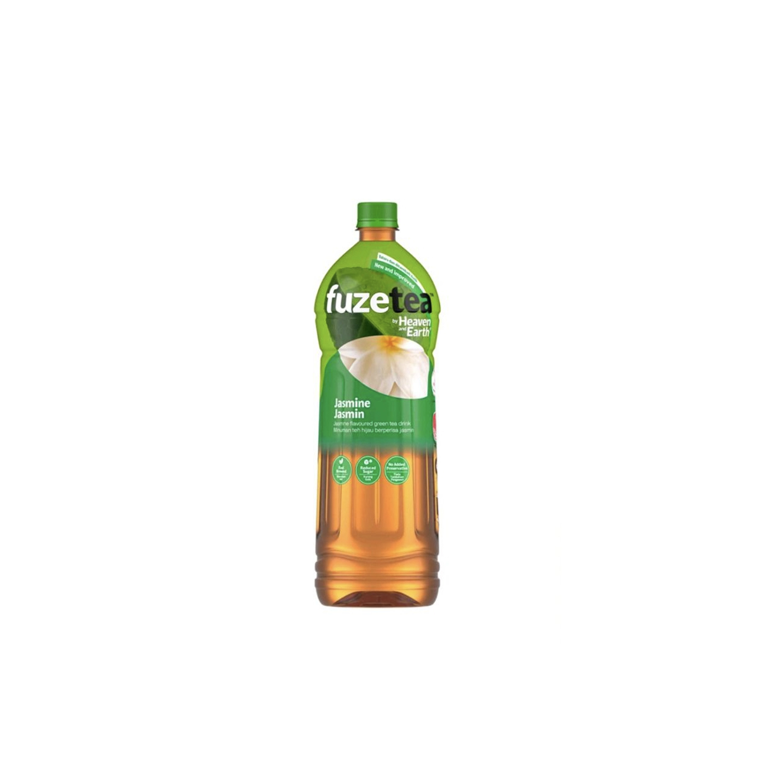 Fuze Heaven & Earth Jasmine Green Tea (1.5L x 12) | Shopee Singapore