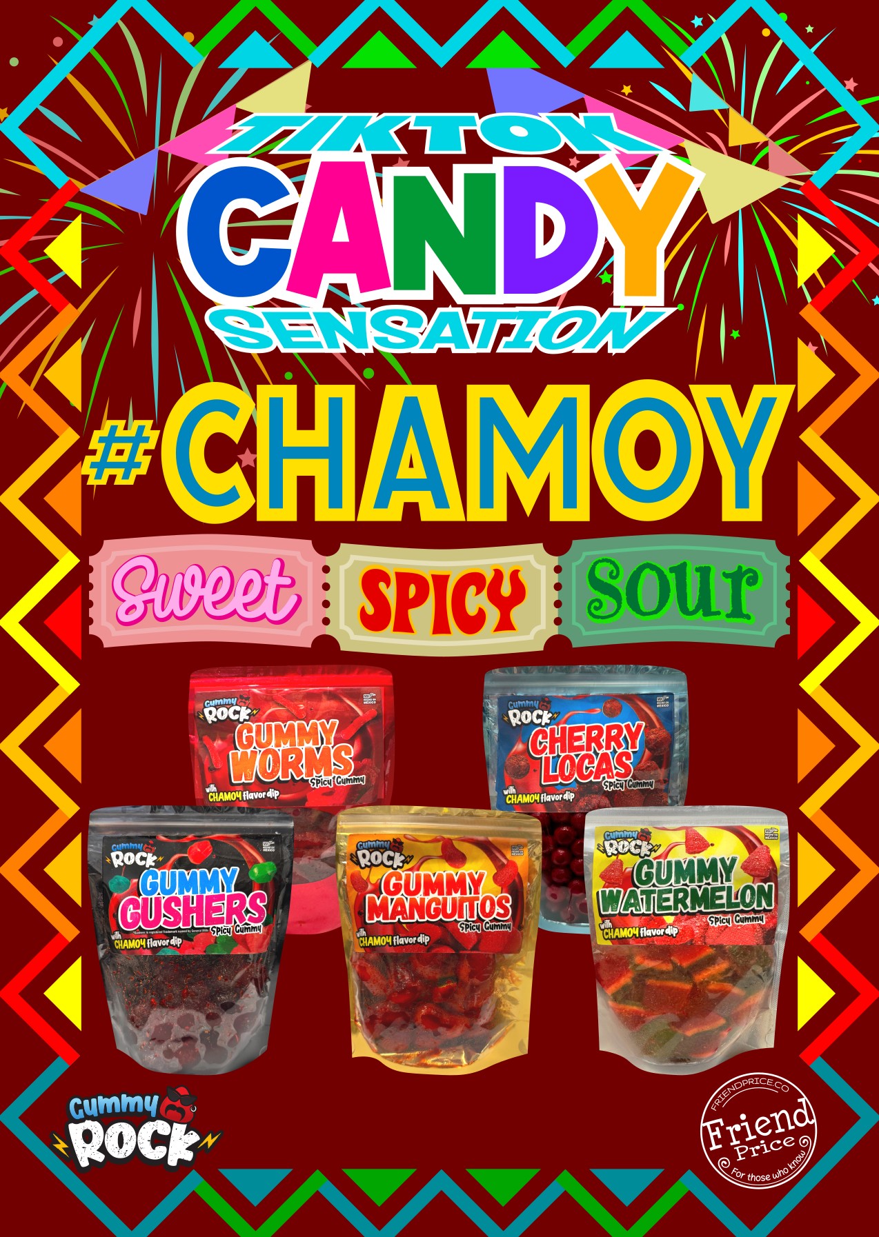 [NEW] Chamoy Gummy Candy: Gummy Manguitos, Gummy Watermelon, Gummy ...