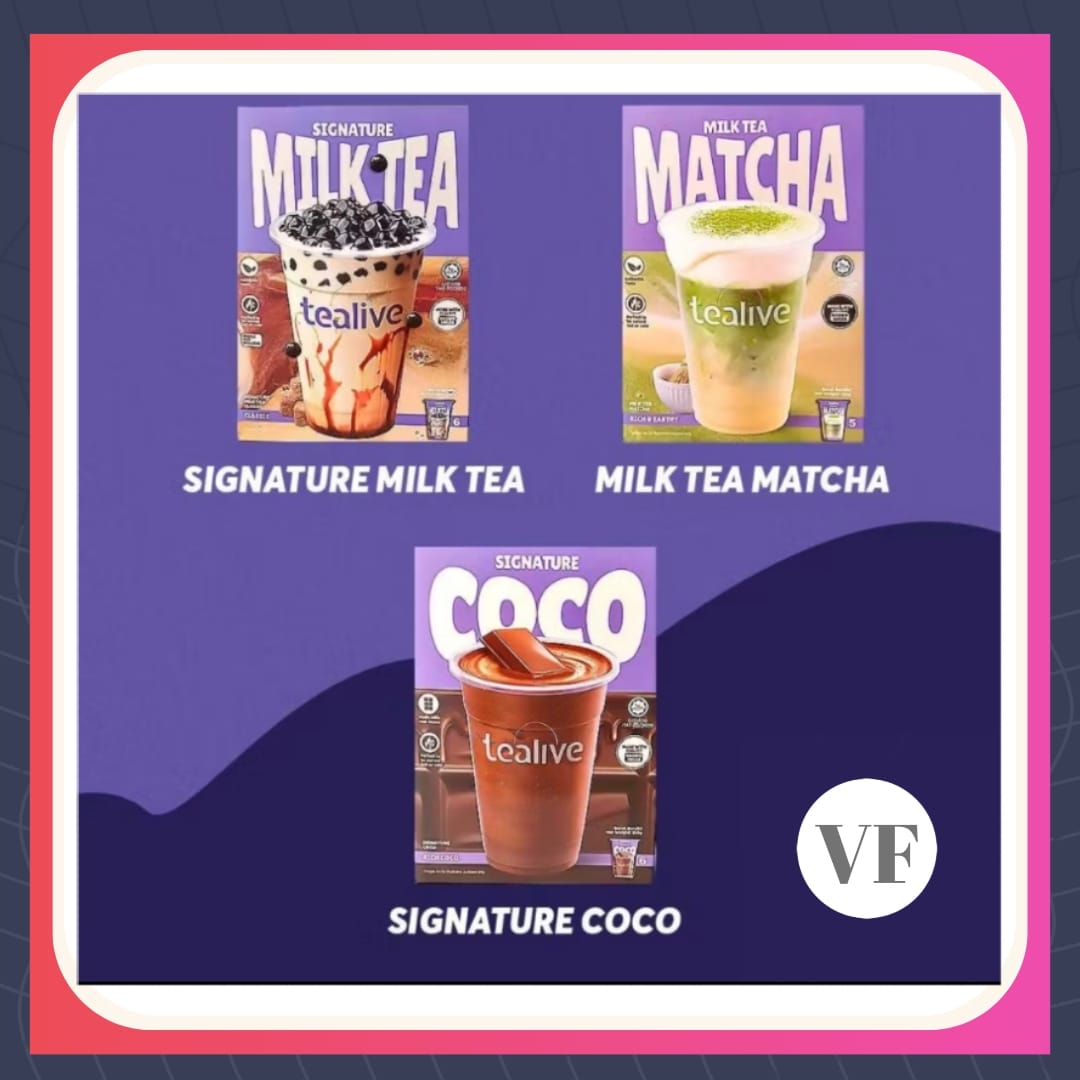 Tealive Instant Drink Signature Milk Tea/Coffee/Chocolate/Matcha ...