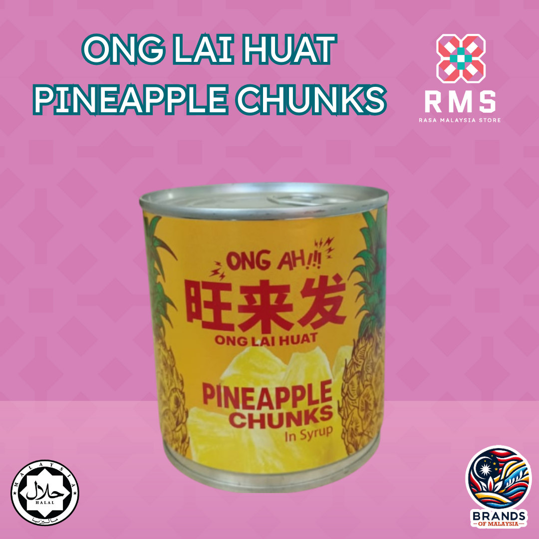 ONG LAI HUAT PINEAPPLE CHUNKS | Shopee Singapore