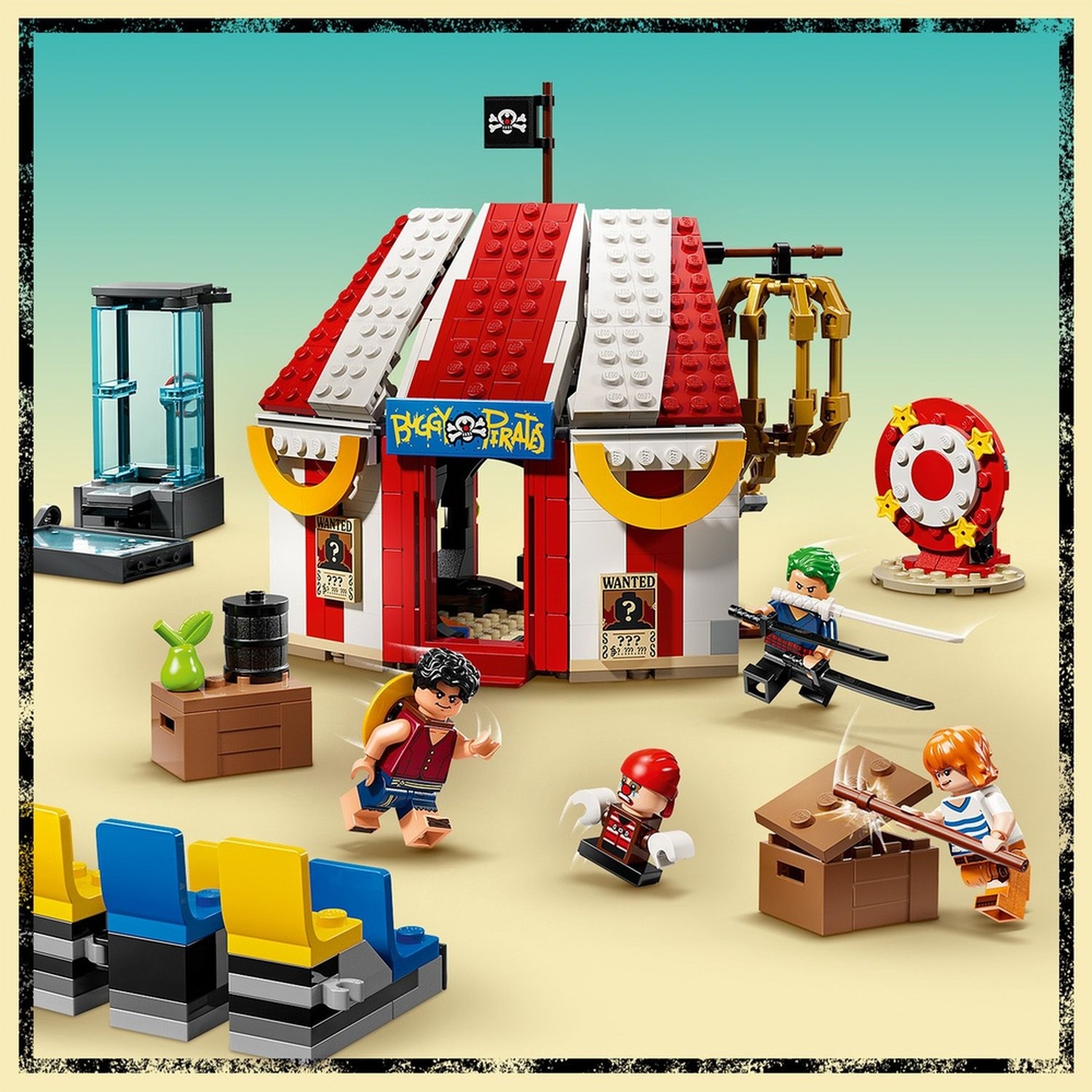 LEGO ONE PIECE 75637 Buggy the Clown's Circus Tent (573 Pieces ...