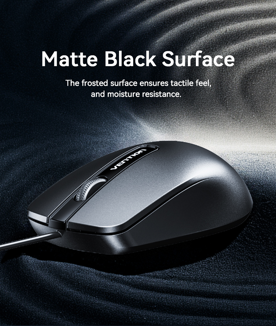 Vention High Performance Wired USB Mouse Optical Sensor 1200 DPI With ...