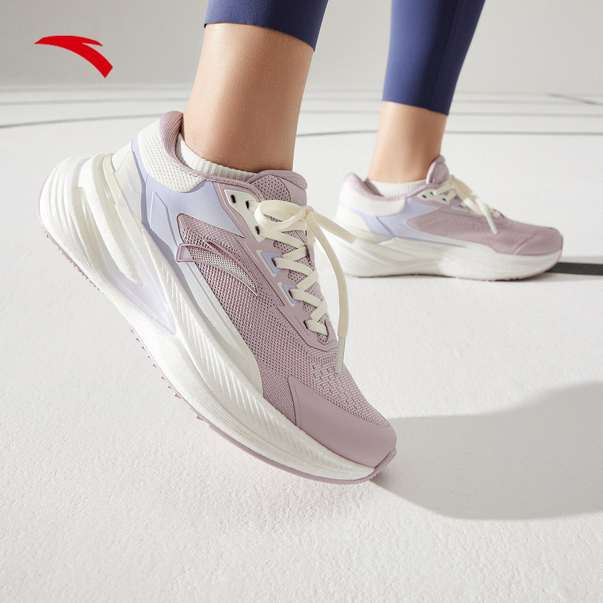 ANTA RUNNING YUTU 2 Women Running Shoes - 1224C5536 | Shopee Singapore