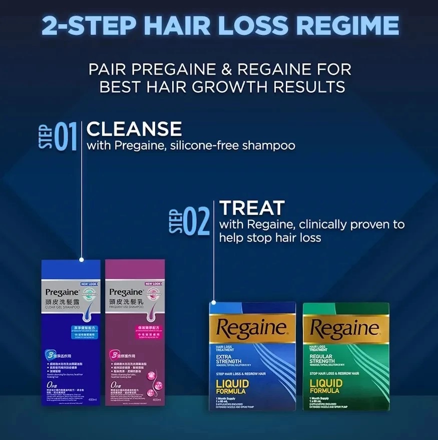 Pregaine Shampoo Frequent Use Pregaine Shampoo Clear Gel | Regaine ...
