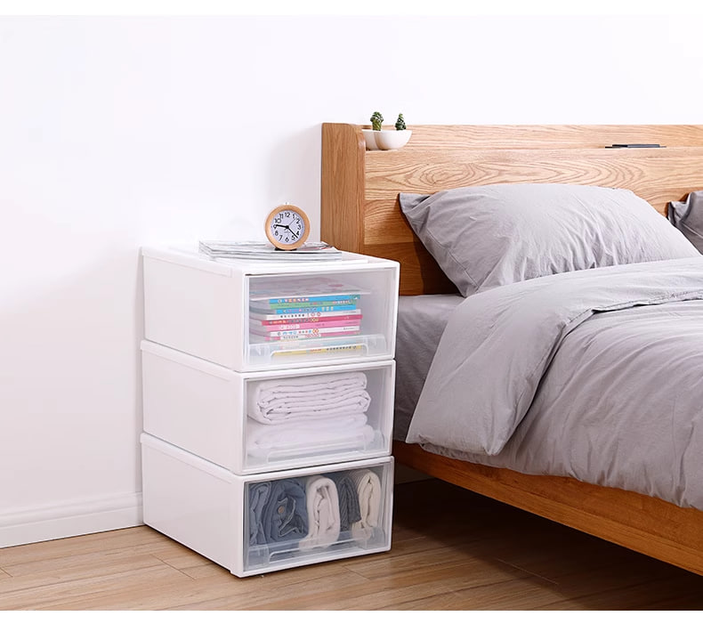 21L Single Tier Drawer Storage Box (Dim: 41 x 31 x 16.5cm) (Stackable ...