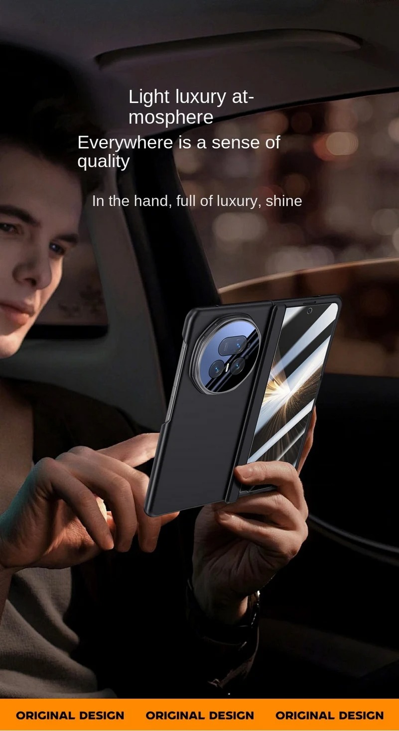 [SG] Honor Magic V5 Case - Front Back Magnetic Smooth Hard PC Glass ...