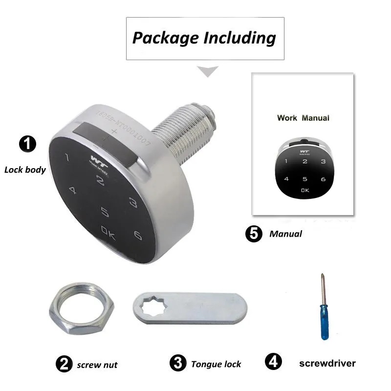 🔥【READY STOCK】🔥 Universal Mini Digital Lock Smart Scramble Pin Code ...