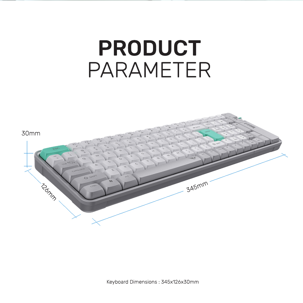 Alcatroz Tetriz Air 3 Multi-Device Rechargeable Dual Mode Wireless ...