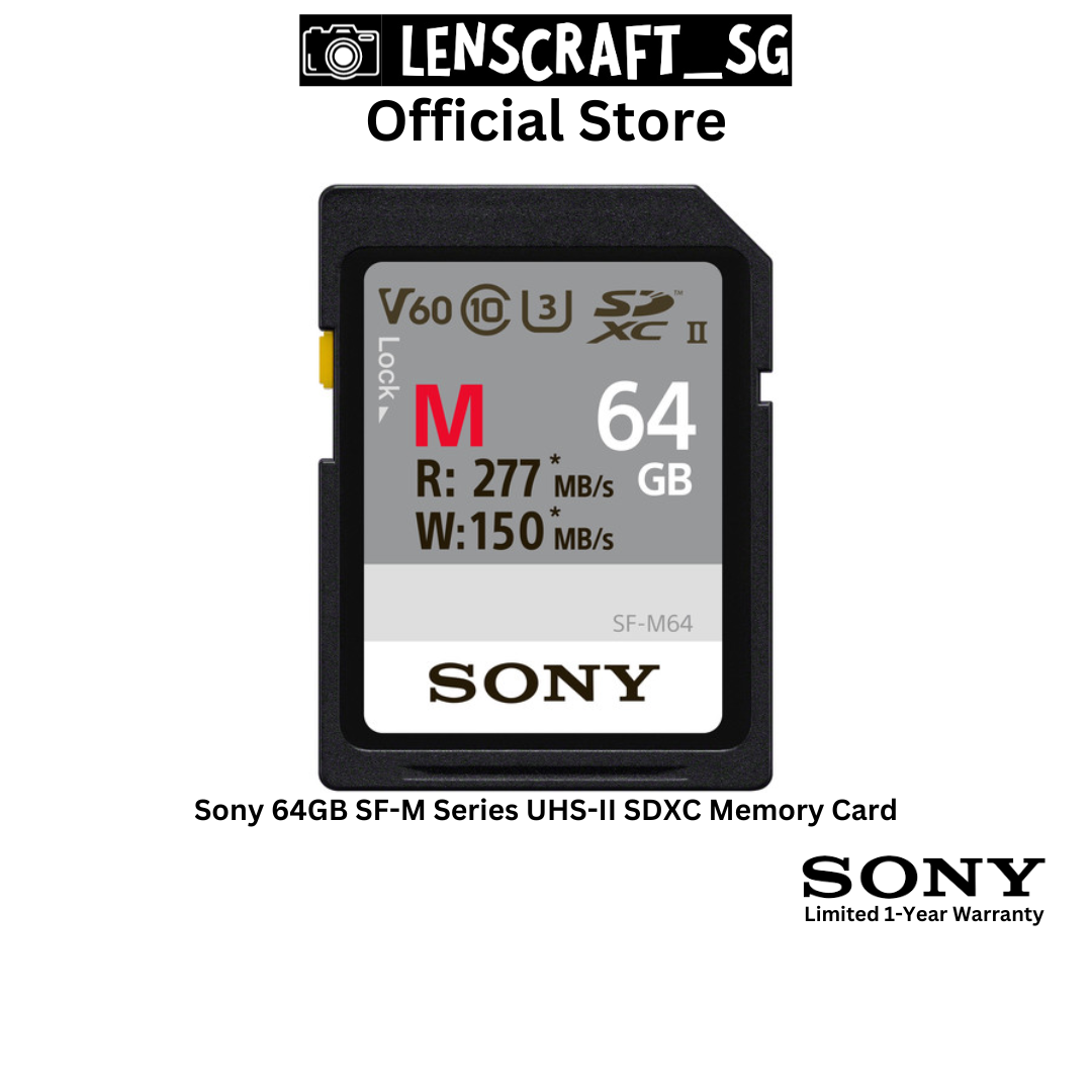 Sony 64GB SF-M Series UHS-II SDXC Memory Card [SF-M64] | Shopee Singapore