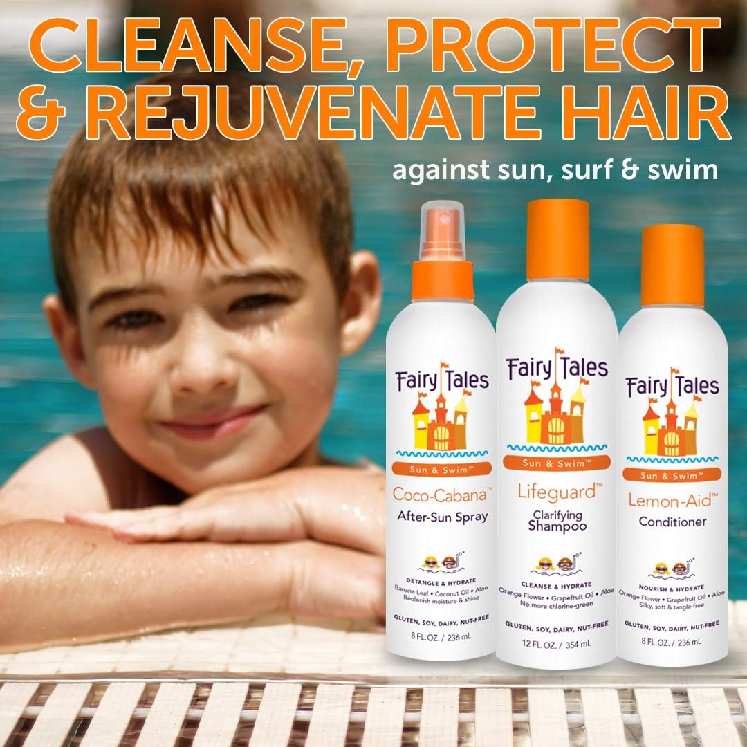 🌟💯% AUTHENTIC🌟 Fairy Tales Sun & Swim Lifeguard Shampoo / Conditioner ...