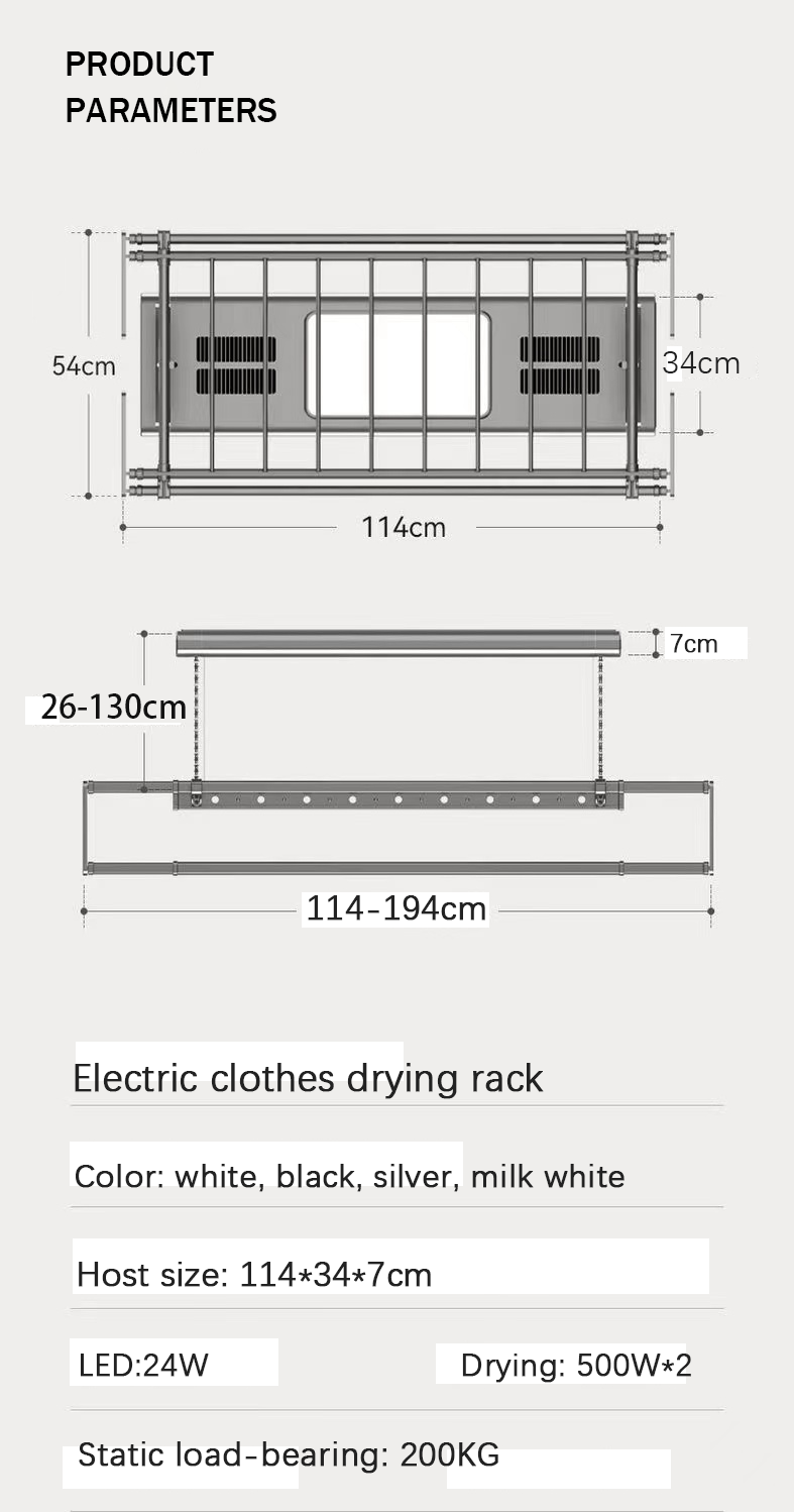 Automated Laundry Rack Clothes Drying Rack Air drying sterilization ...