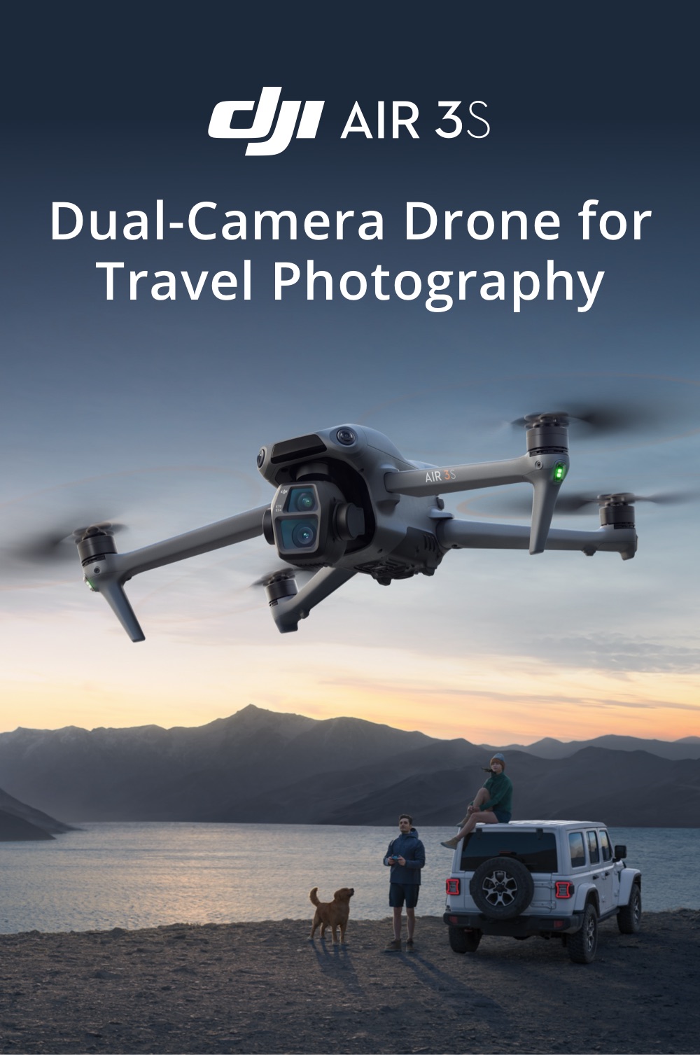 DJI Air 3S - Camera Drone | 1" CMOS Sensor | Next-Gen Smart RTH ...