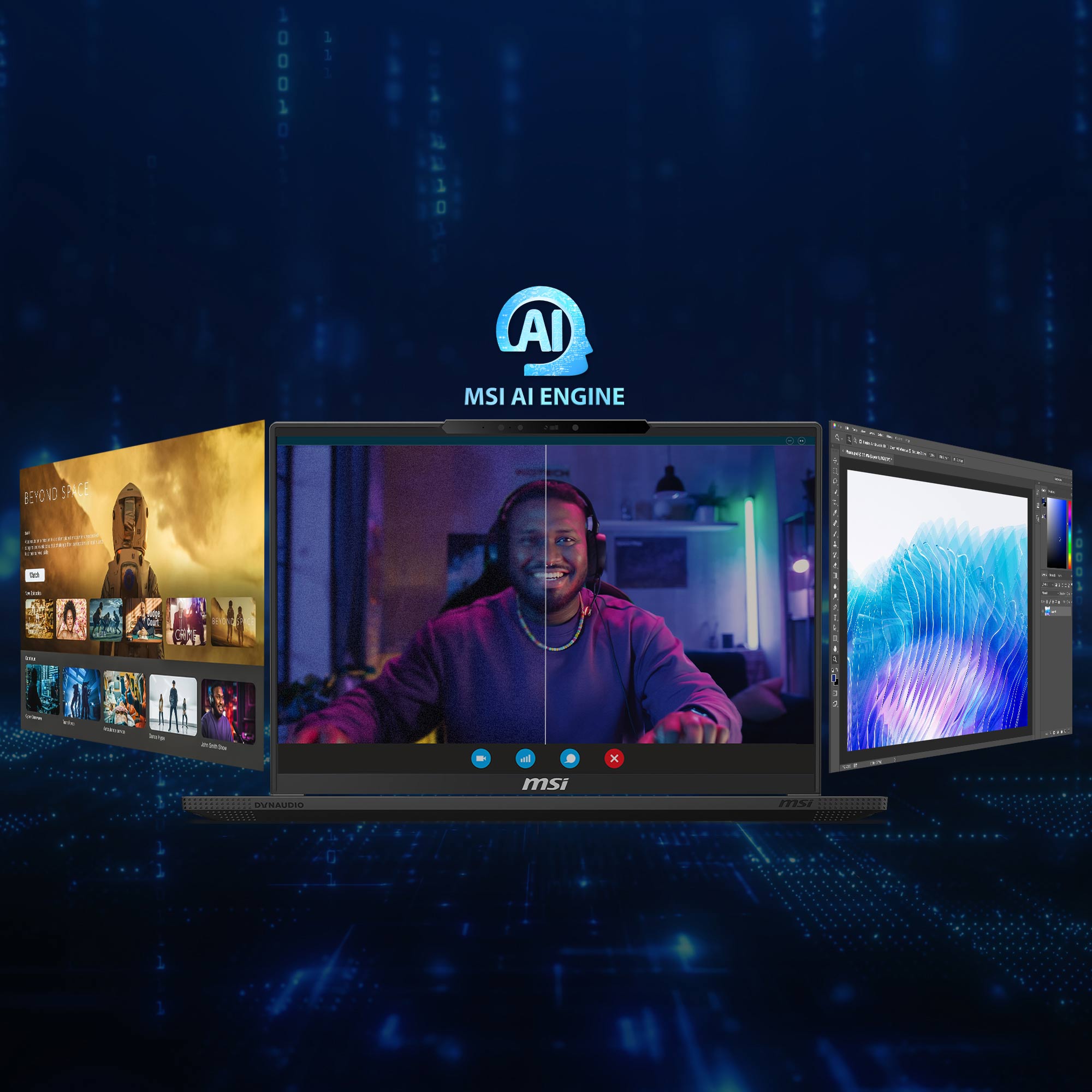 MSI Stealth A16 AI+ A3HVFG-041SG Gaming Laptop / AMD Ryzen AI 9 365 ...