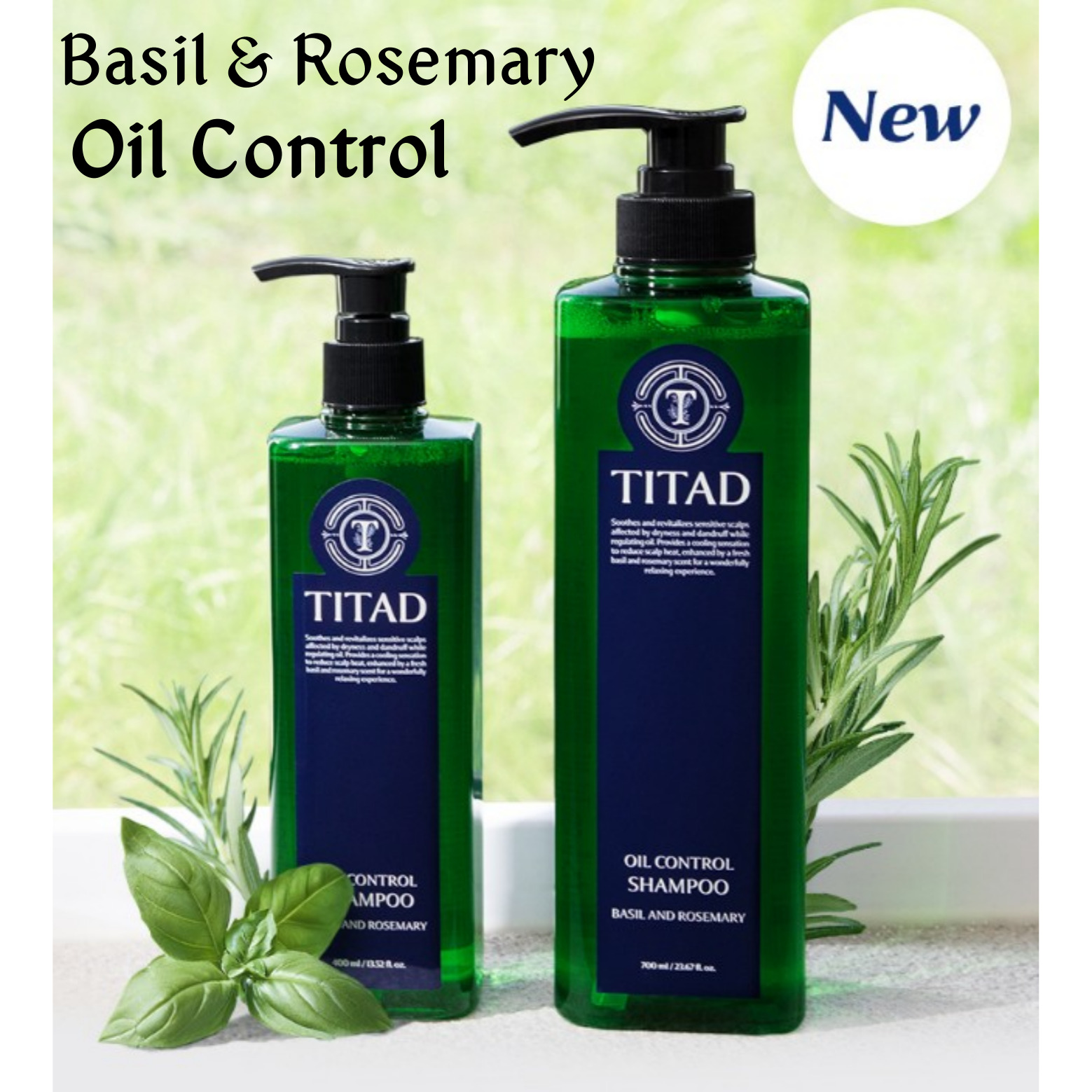 KOREA 🇰🇷 TITAD Oil Control Shampoo For Oil Scalps Anti-Hair Loss ...