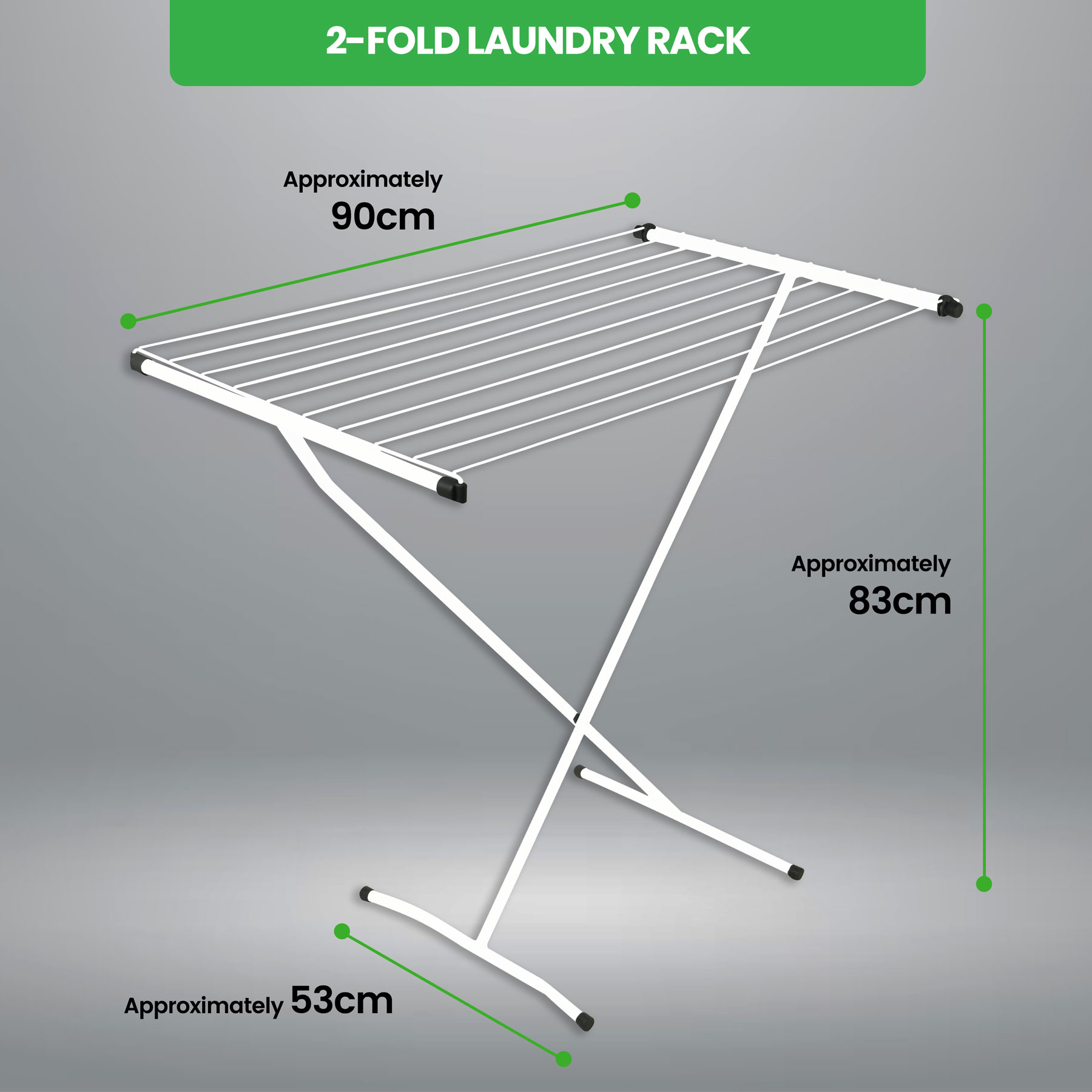 Steve & Leif Lightweight Foldable Cloth/ Laundry Rack/ Laundry Hanger ...