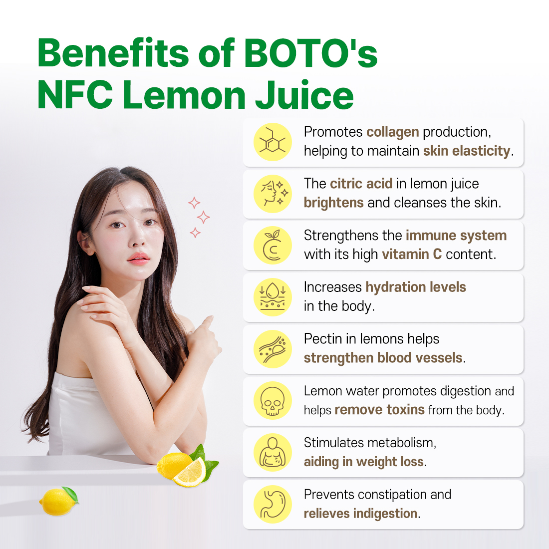 BOTO Organic NFC Lemon Juice 100 | Shopee Singapore
