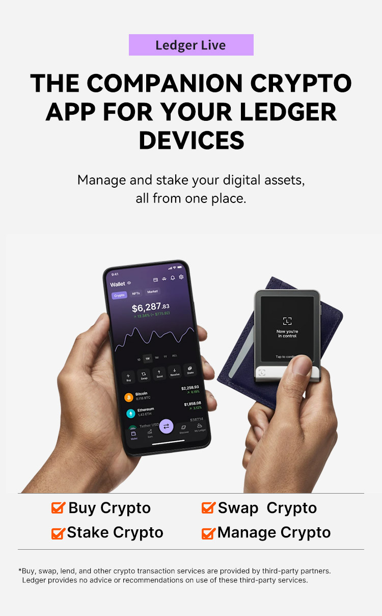 [Official Authorized Retailer] Ledger Flex Touchscreen Crypto Hardware ...