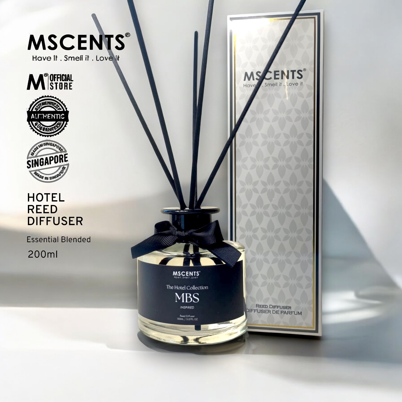 Reed Diffuser Premium Hotel 235ml, Luxury Quality. Office, Rooms ...