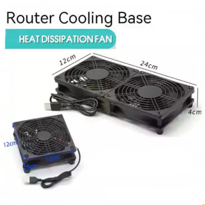 Cooling Fan 1200RPM Modem Fan Router Set-top Box TV Box Cooler Mini PC ...