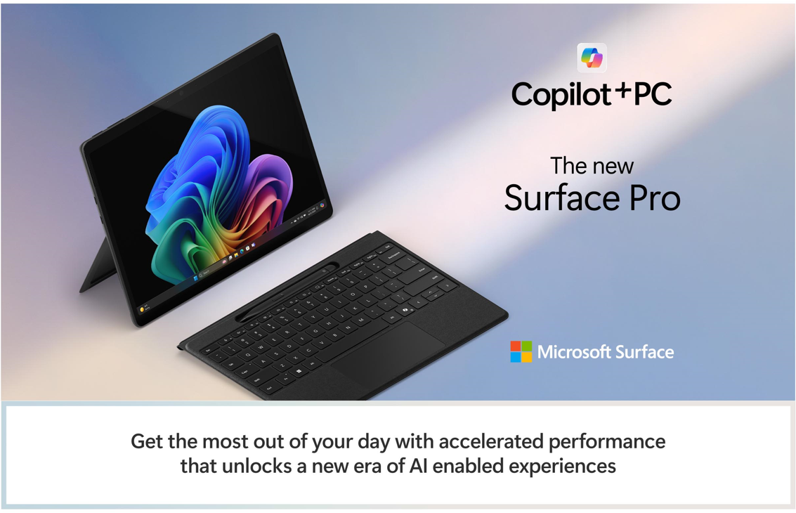 [Laptop] Microsoft Surface Pro (11th Edition) Copilot+ PC 1TB C12 16GB ...