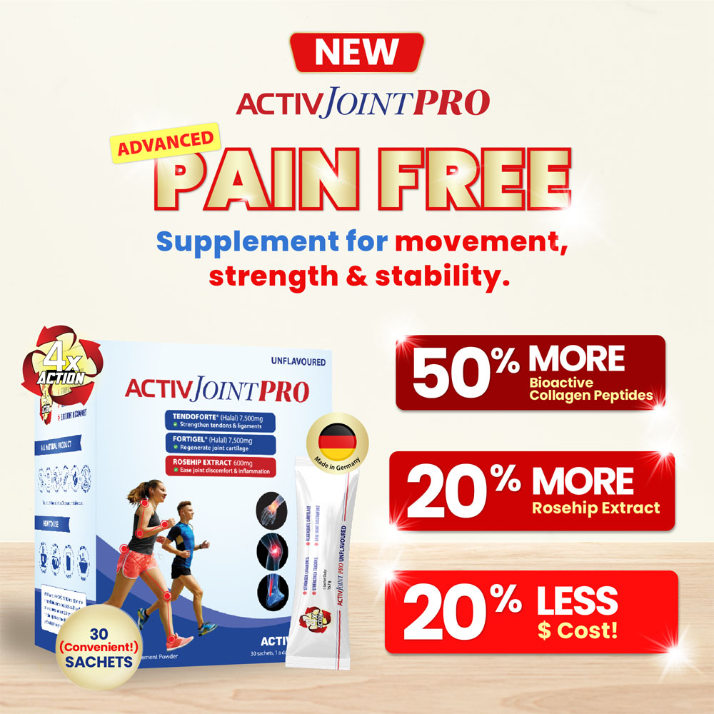 ActivJointPro + CH-Alpha Osteo (Total Bone & Joint Care) | Shopee Singapore