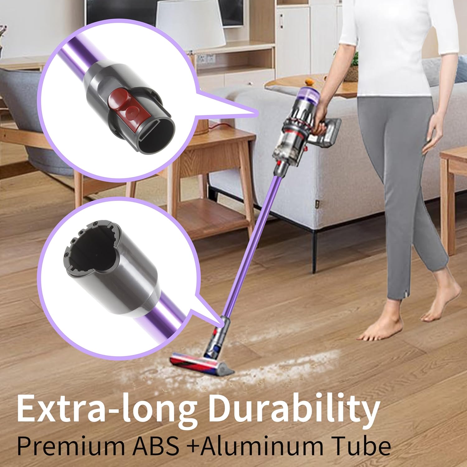 Wand Dyson V7 V8 V10 V11 V15 V12 SV18 Digital Slim Fluffy Omni Glide ...