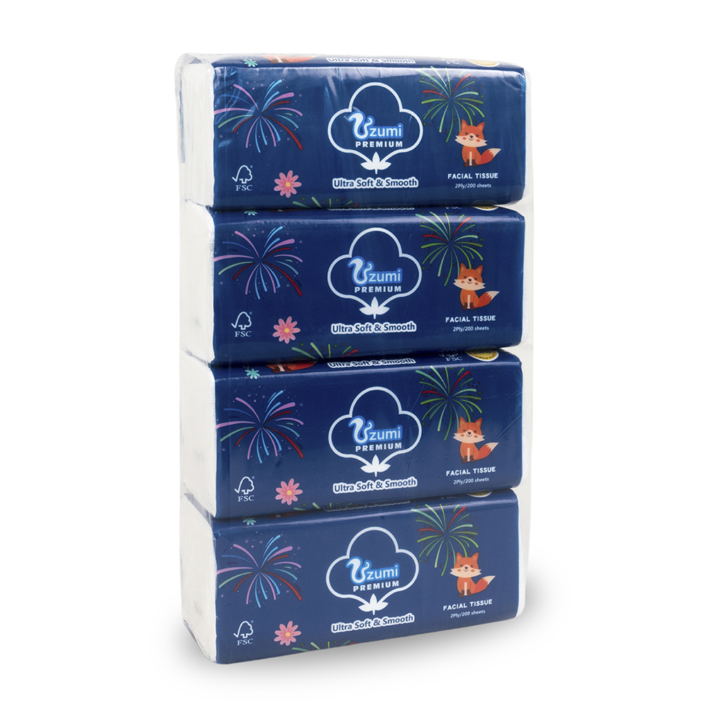 [RESTOCKED] Uzumi 2Ply Premium Soft Pack Facial Tissue Paper Softpack ...
