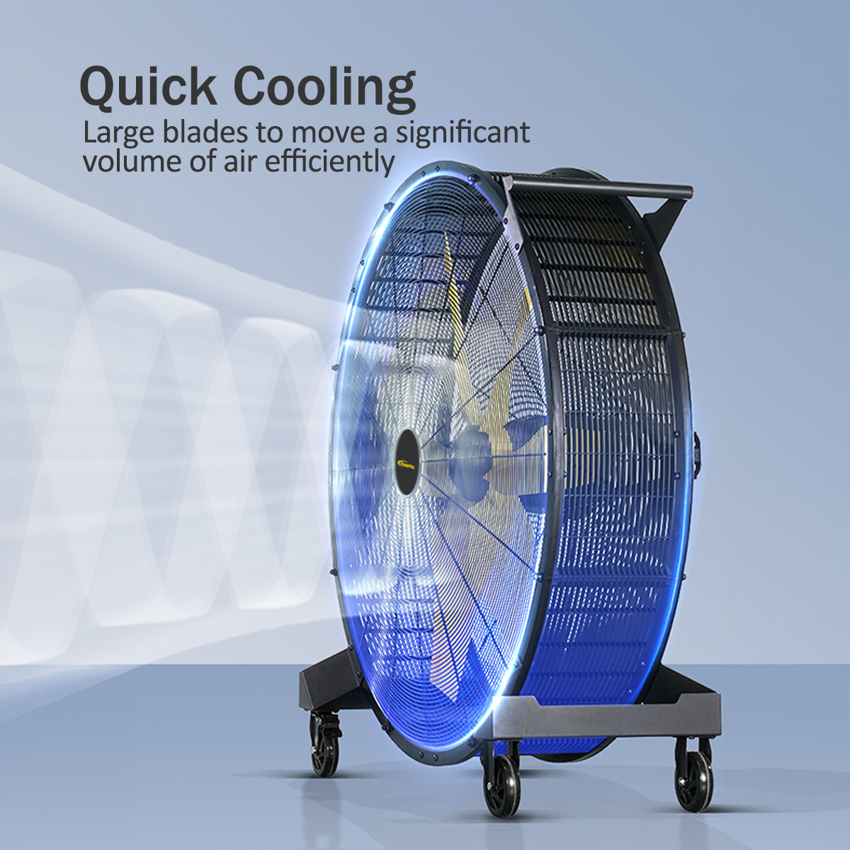 PowerPac Big fan with 7 Speed, Industrial Fan, Power Fan Air Circulator ...