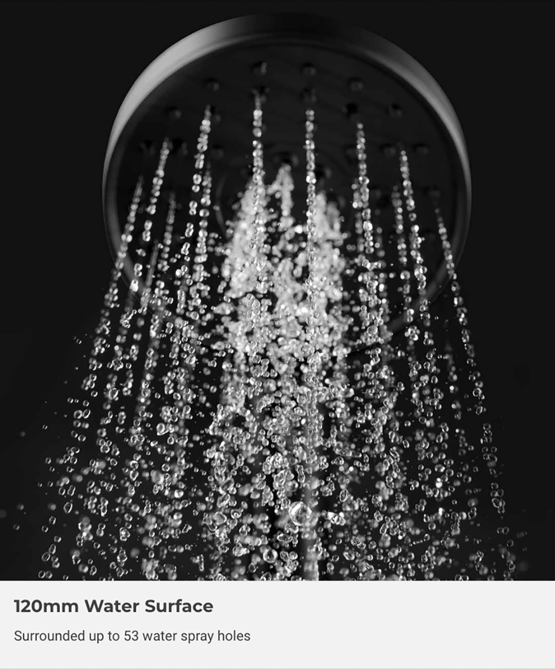 Diiib Matt Black Shower Set 3 Gears Flow, Anti-Scald, 304 SS ...