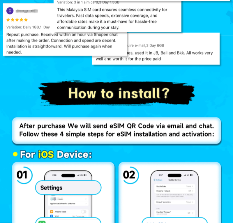 Wefly Thailand eSIM 5G 1-30 Days Daily 500MB-3GB Unlimited Data eSIM Thailand SIM Card AIS ...