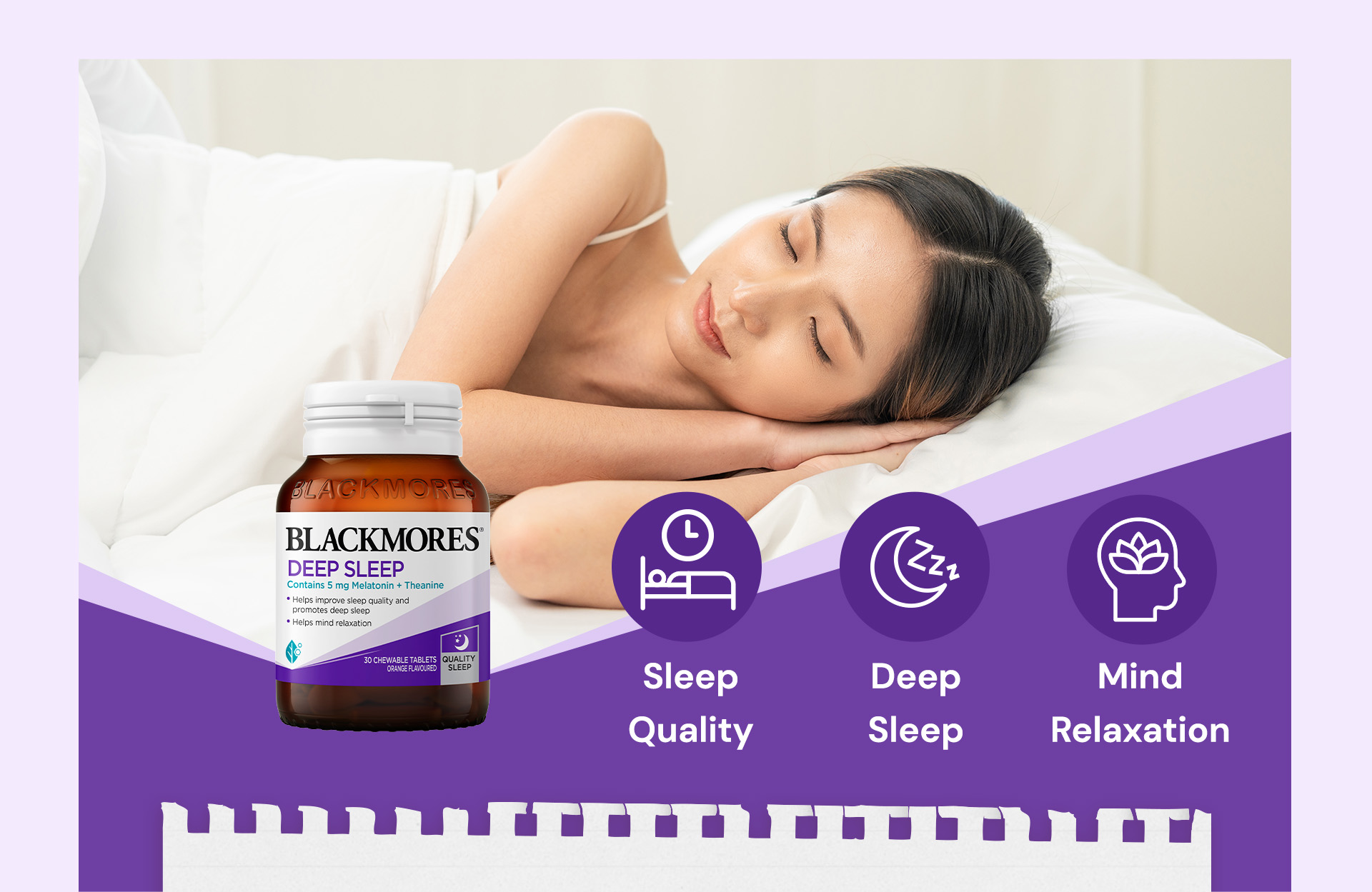 Blackmores Deep Sleep with Melatonin (30s) – Enhance Deep Sleep & Sleep ...