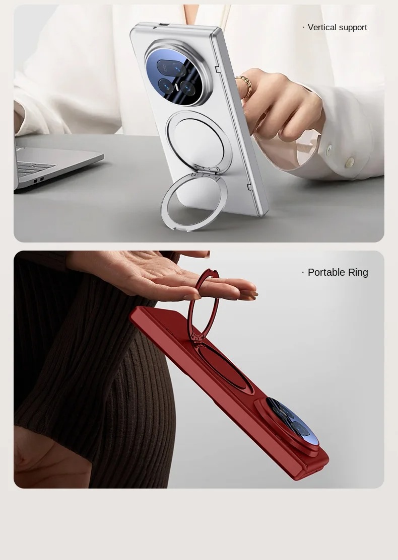 [SG] Honor Magic V5 Case - Front Back Hard PC Glass Screen Protector ...