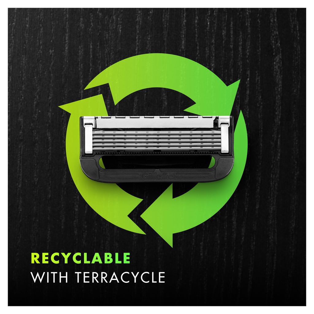 Gillette Labs Refills for Exfoliating Razor and Heated Razor 4s/8s ...