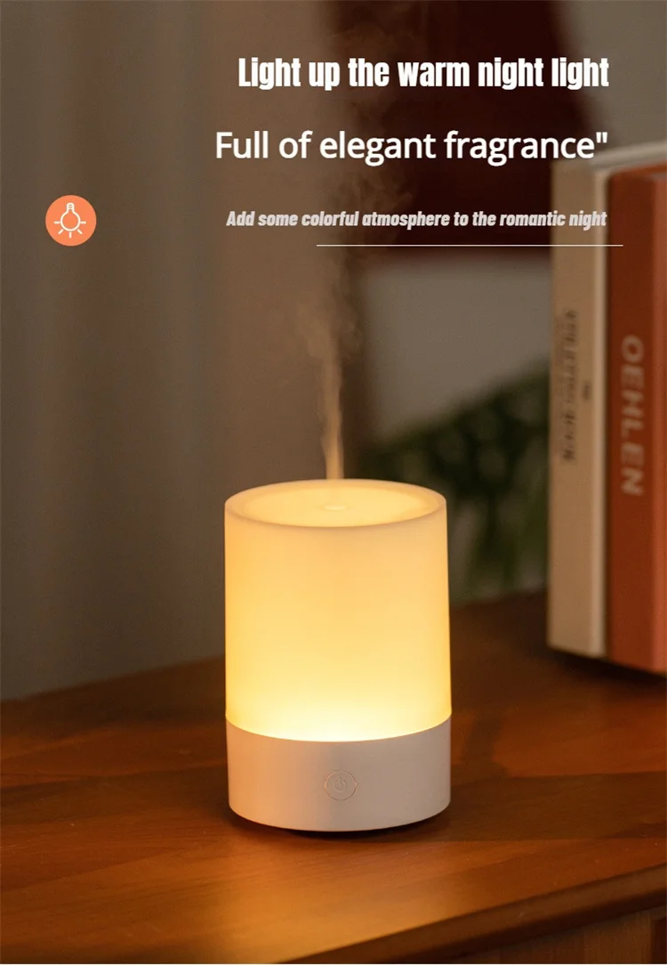 Colourful Aromatherapy Air Humidifier Aroma Diffuser 120ML USB Machine ...