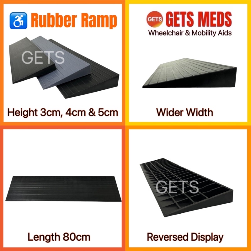 Ramp Small Dimensions [🇸🇬GETS] ♿️ Rubber Ramp for wheelchairs, e ...