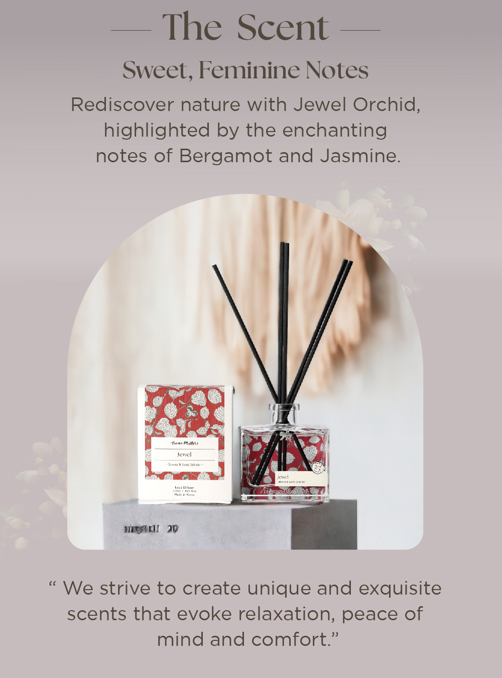 Aroma Matters Jewel Reed Diffuser Made In Korea 120ml and 250ml ...
