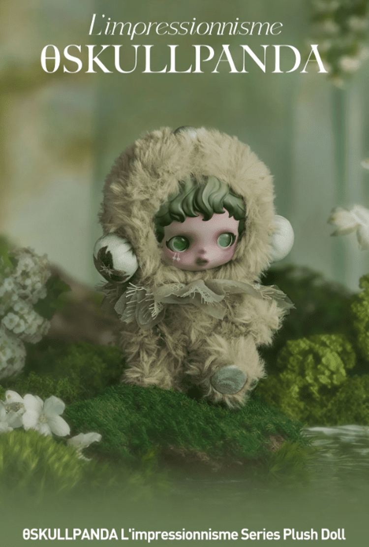 SG Seller SKULLPANDA L’impressionnisme Series Plush Doll Series ...